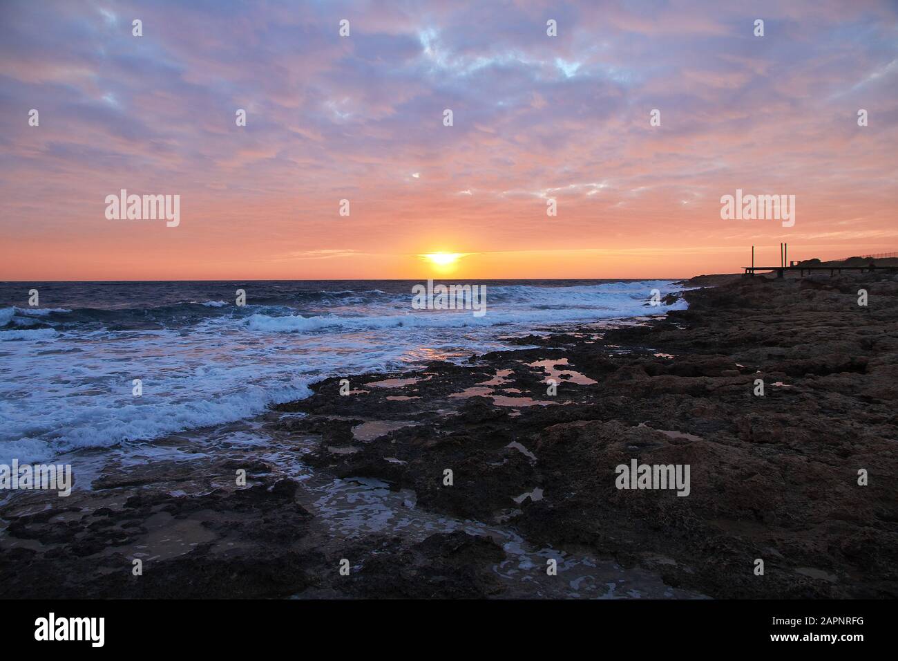 Paphos seafront promenade hi-res stock photography and images - Alamy