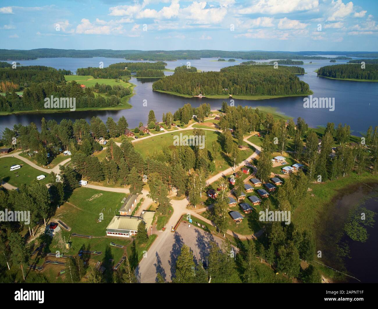 Finland lake aerial hi-res stock photography and images - Alamy