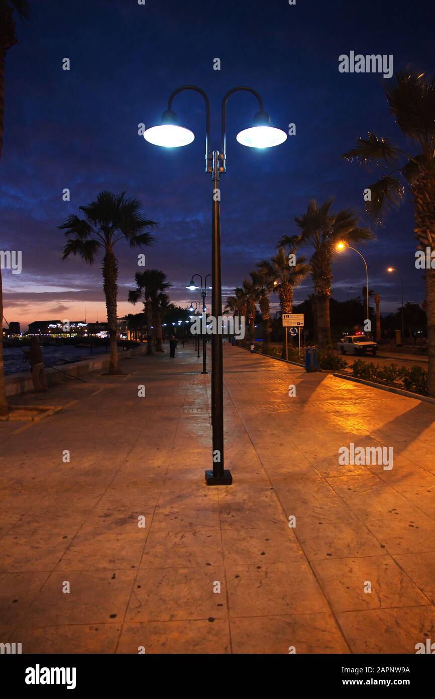 The street in Paphos, Cyprus Stock Photo - Alamy