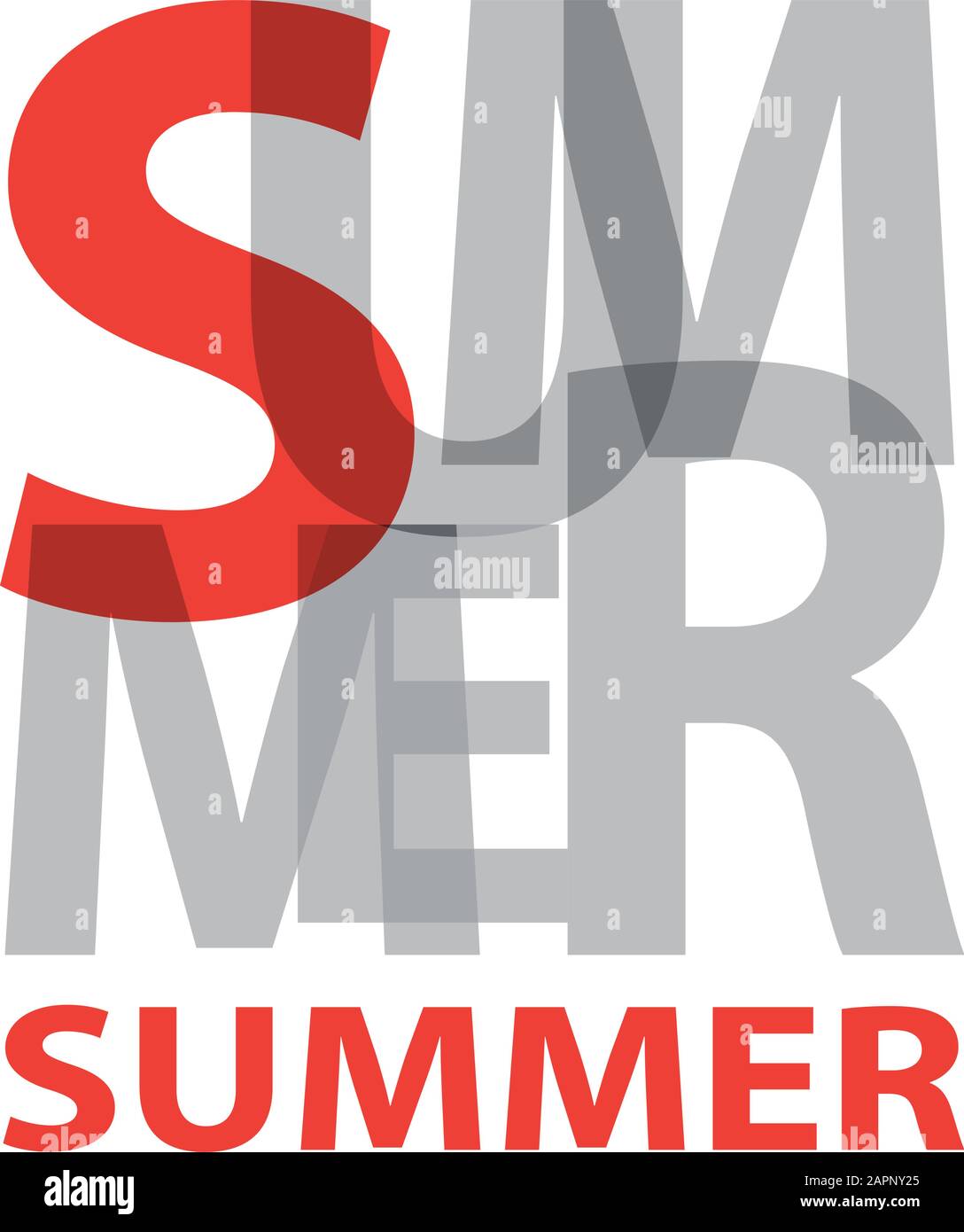 Vector summer. Broken text Stock Vector Image & Art - Alamy