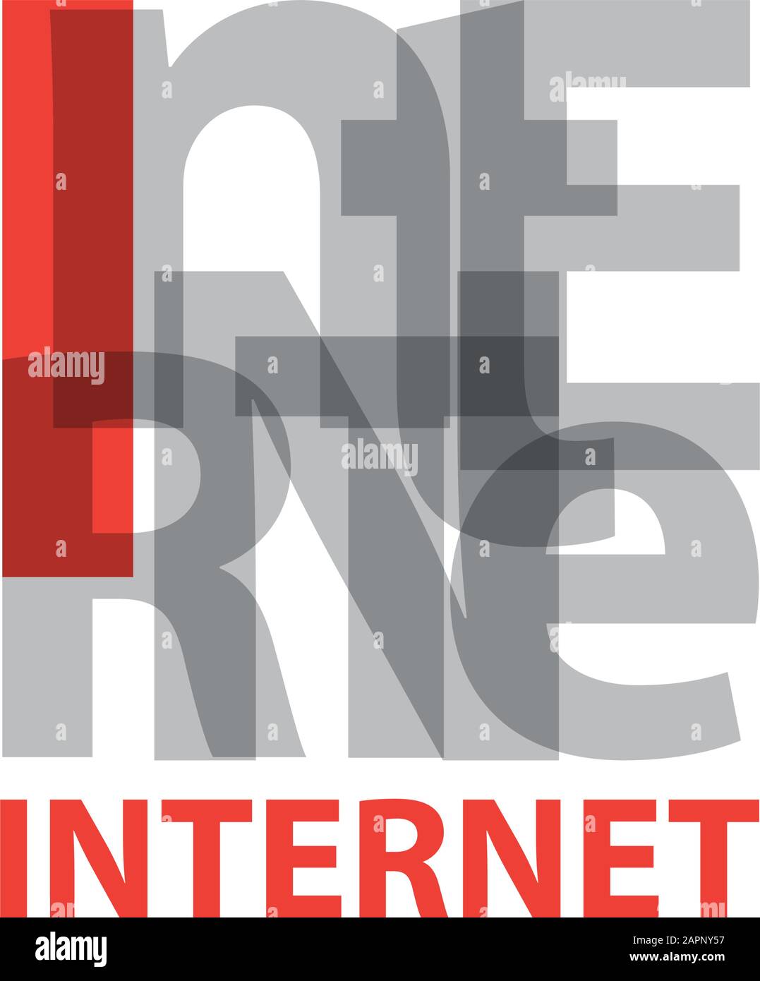 Vector internet. Broken text Stock Vector Image & Art - Alamy