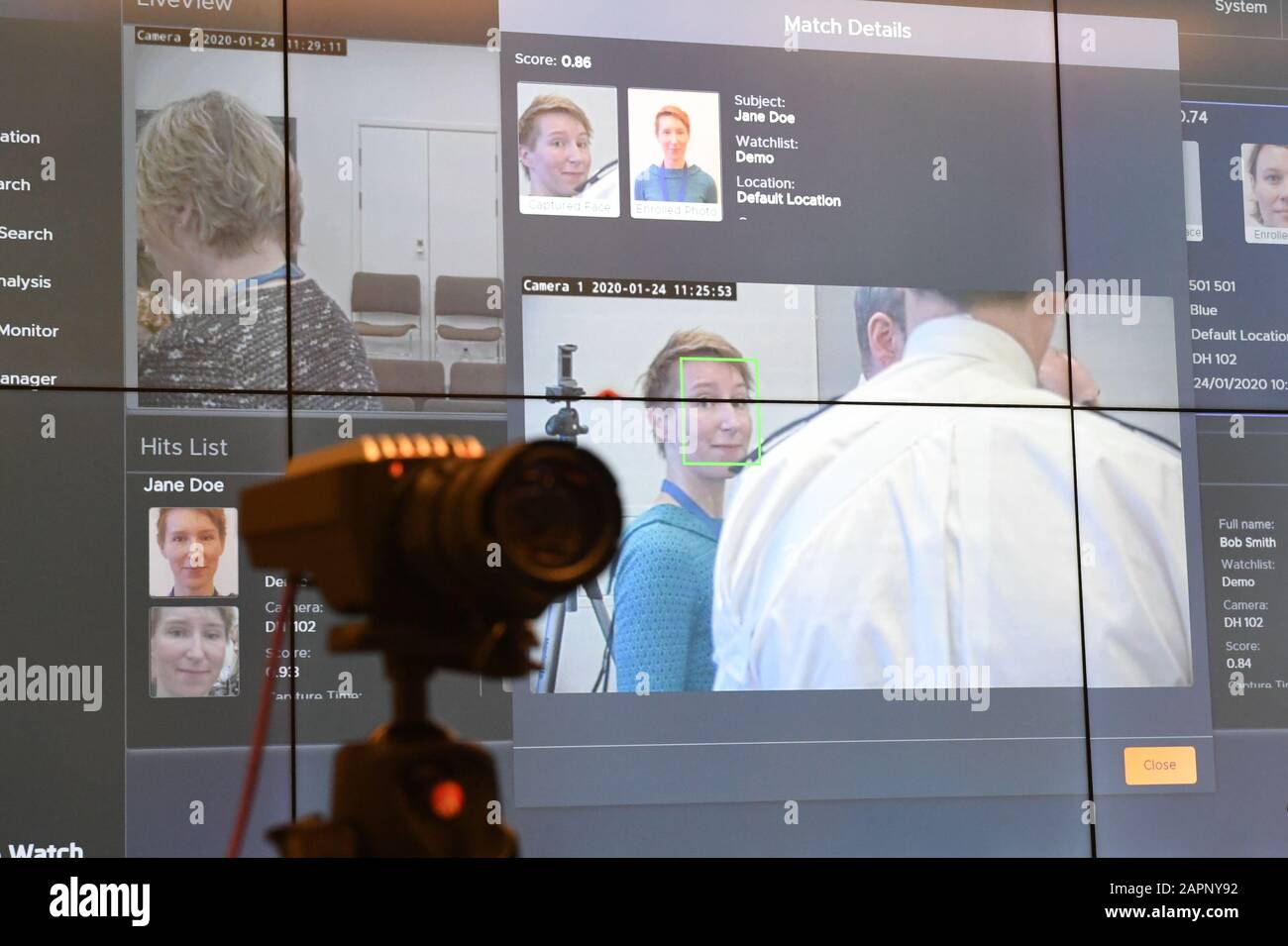Facial recognition camera uk london hi-res stock photography and images ...
