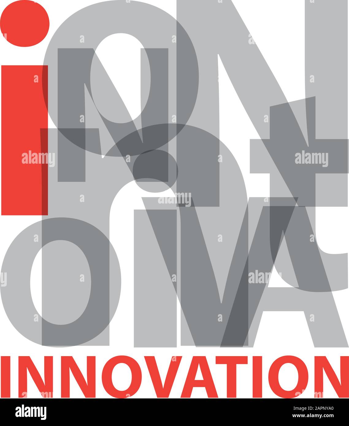 Innovation word vector vectors Cut Out Stock Images & Pictures - Alamy