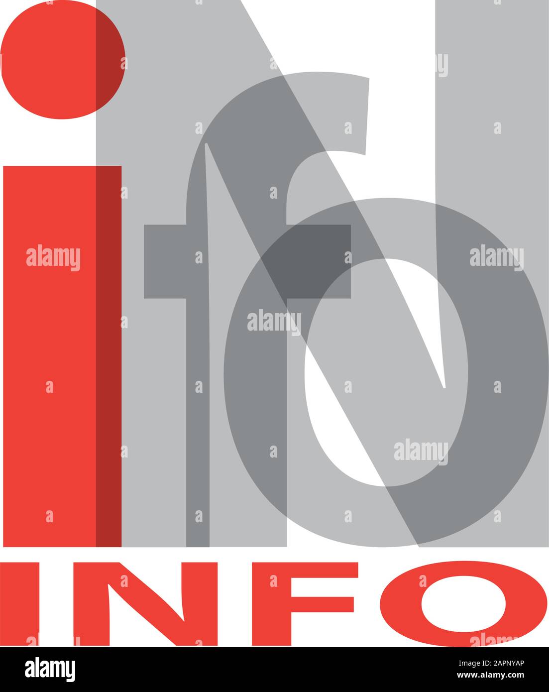 Vector Info. Broken text Stock Vector Image & Art - Alamy