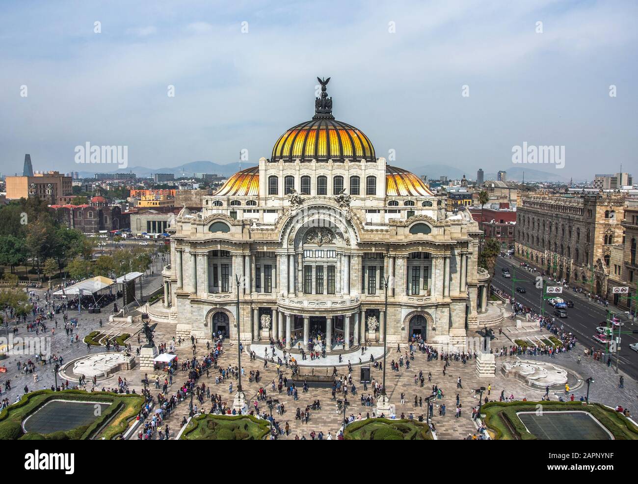 Palacio de Bellas Artes or Palace of Fine Arts, a famous theater,museum ...