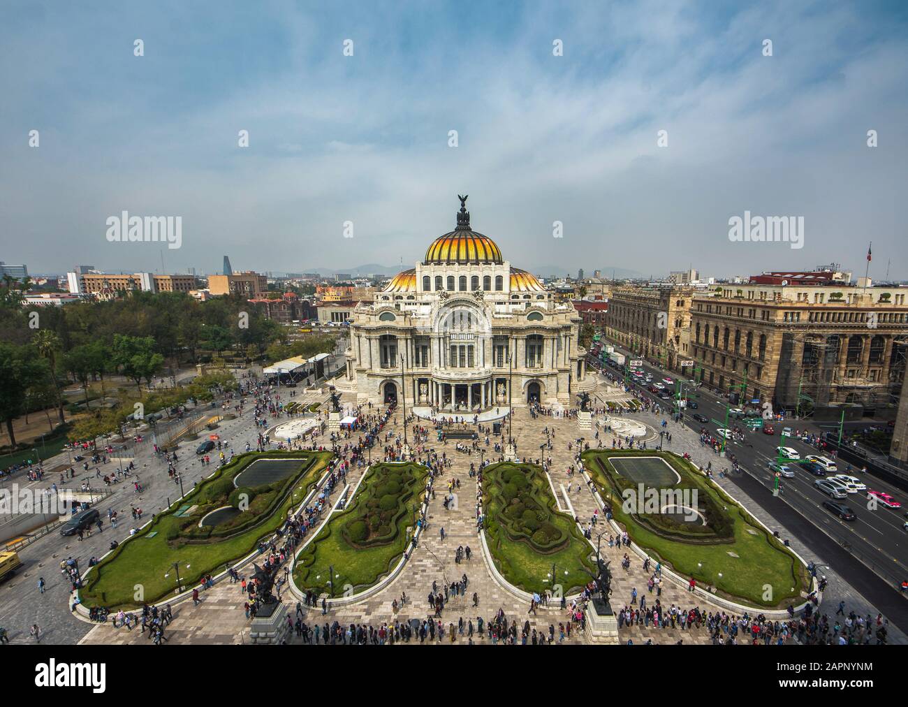 Palacio de Bellas Artes or Palace of Fine Arts, a famous theater,museum ...