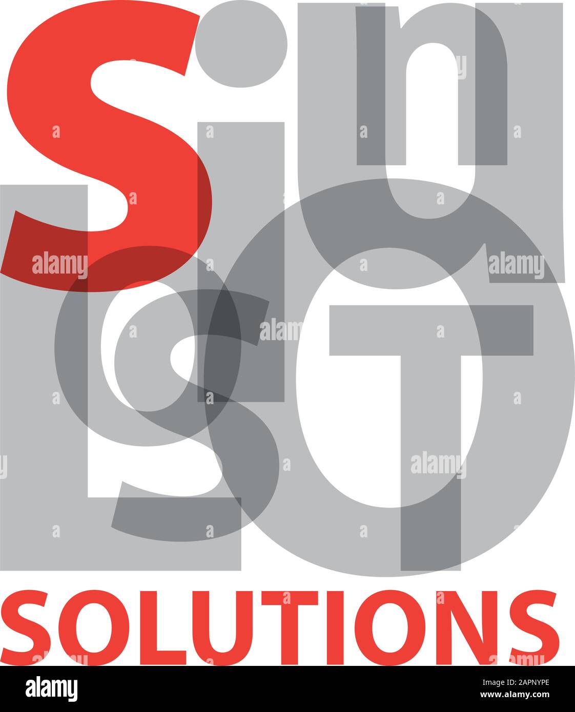 Vector solutions. Broken text Stock Vector Image & Art - Alamy