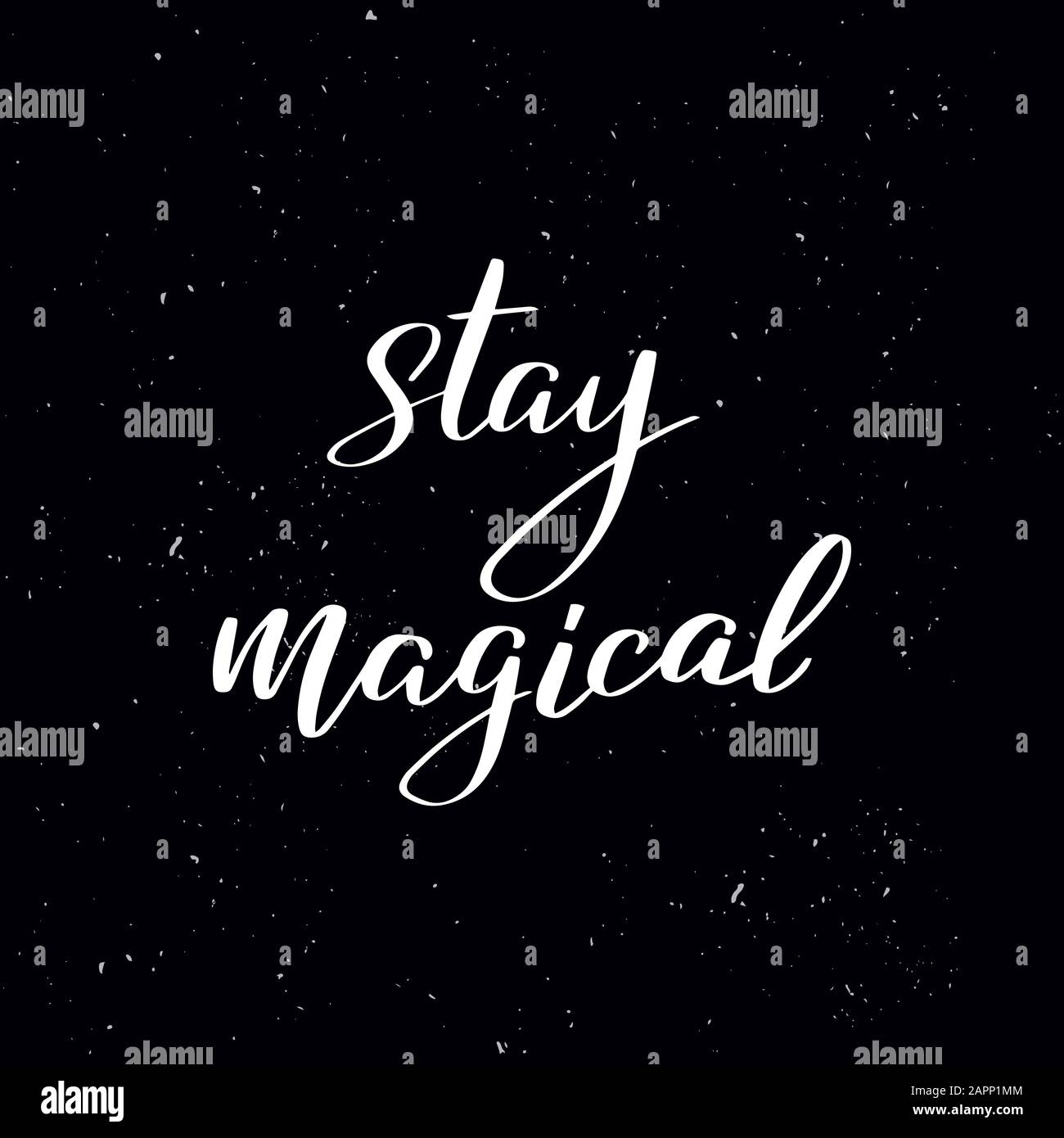 Handwritten calligraphy text, chalk on a blackboard Stock Vector Image ...