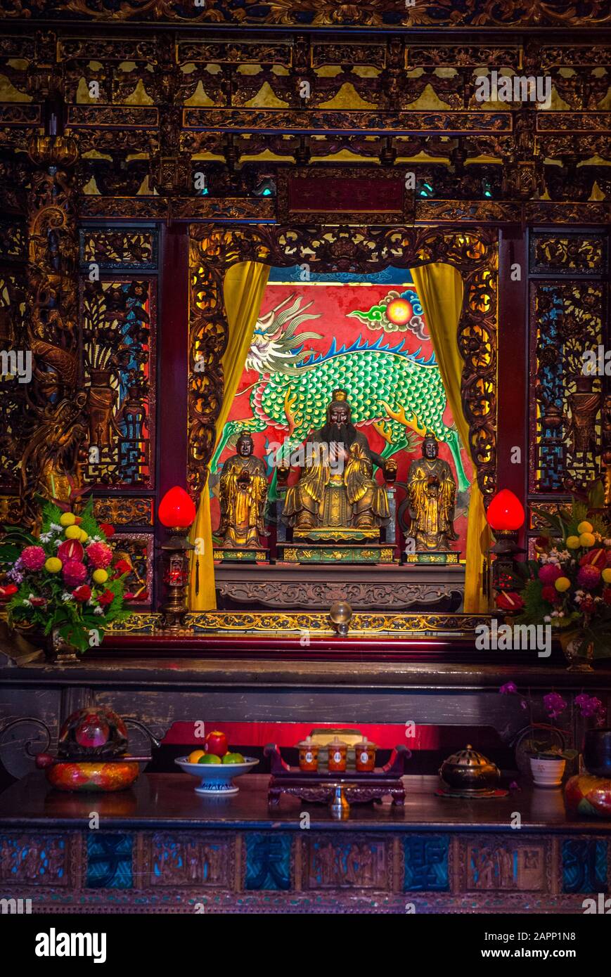 The Dalongdong Baoan Temple in Taipei Taiwan Stock Photo - Alamy