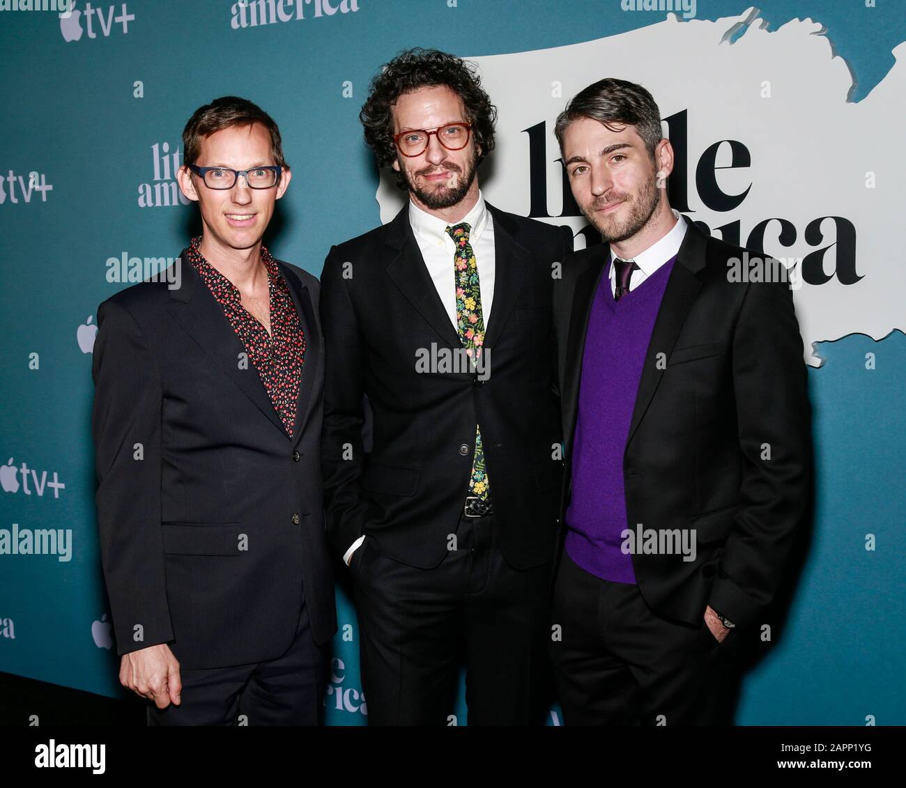 Los Angeles, CA - January 23, 2020: Joshuah Bearman, Joshua Davis and ...