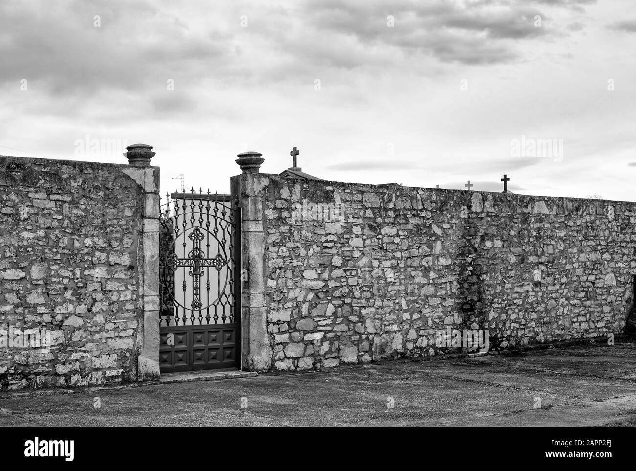 Black death cross door hi-res stock photography and images - Alamy