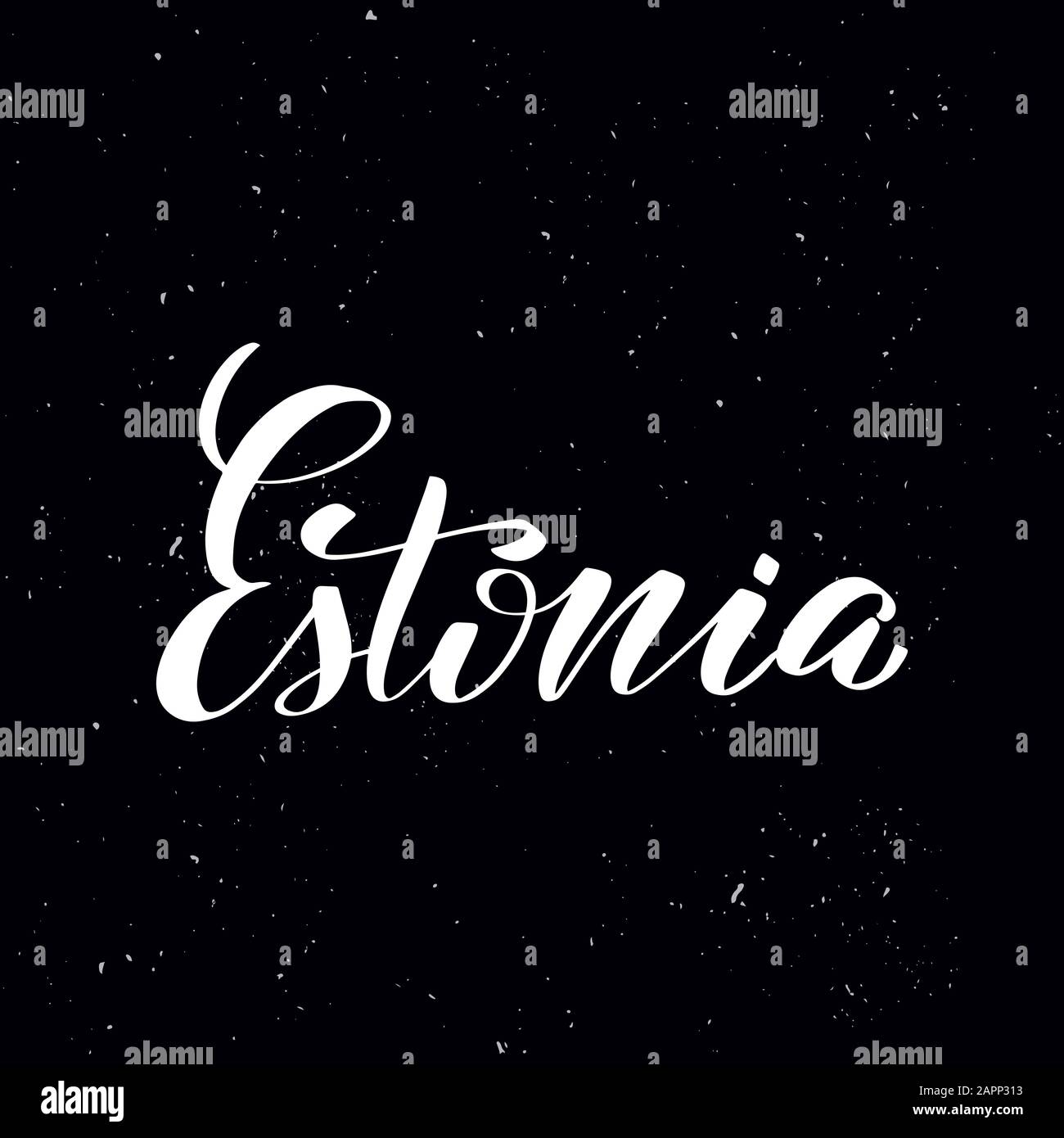 Modern word text handwritten Stock Vector Images - Alamy