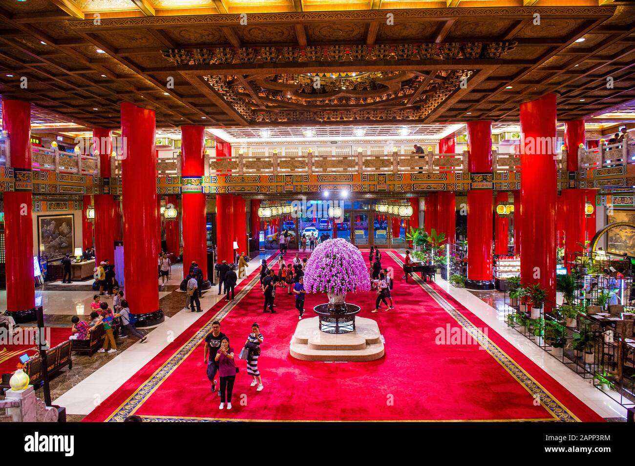 The interior of Grand hotel in Taipei Taiwan Stock Photo - Alamy
