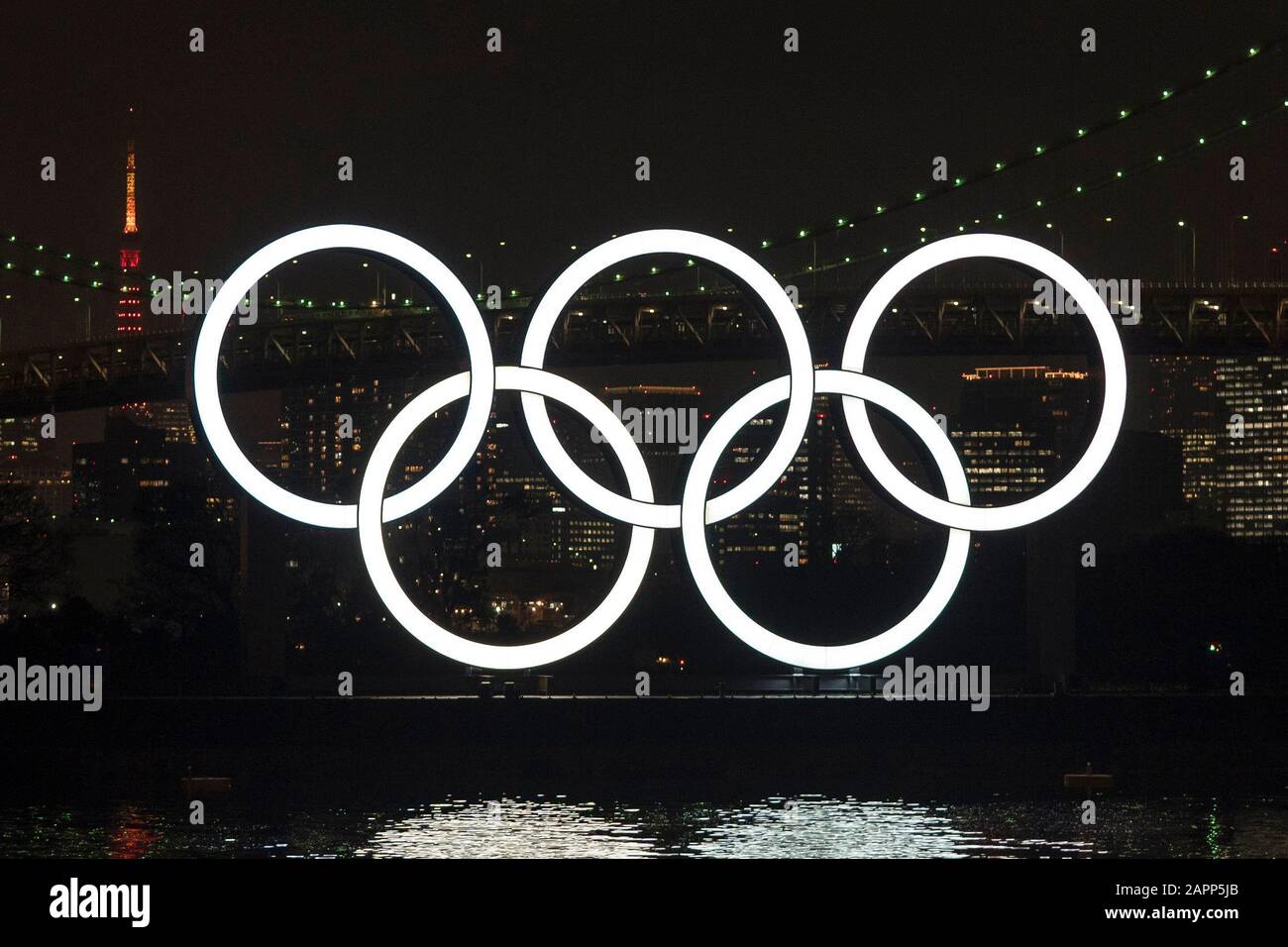 2020 olympic rings hi-res stock photography and images - Alamy