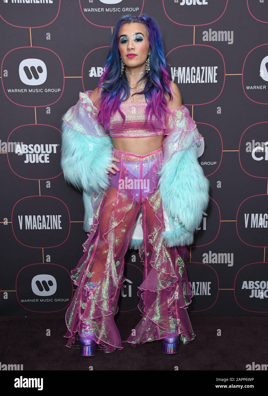 Hollywood, California, USA. 23rd Jan, 2020. Galxara. Warner Music Group ...