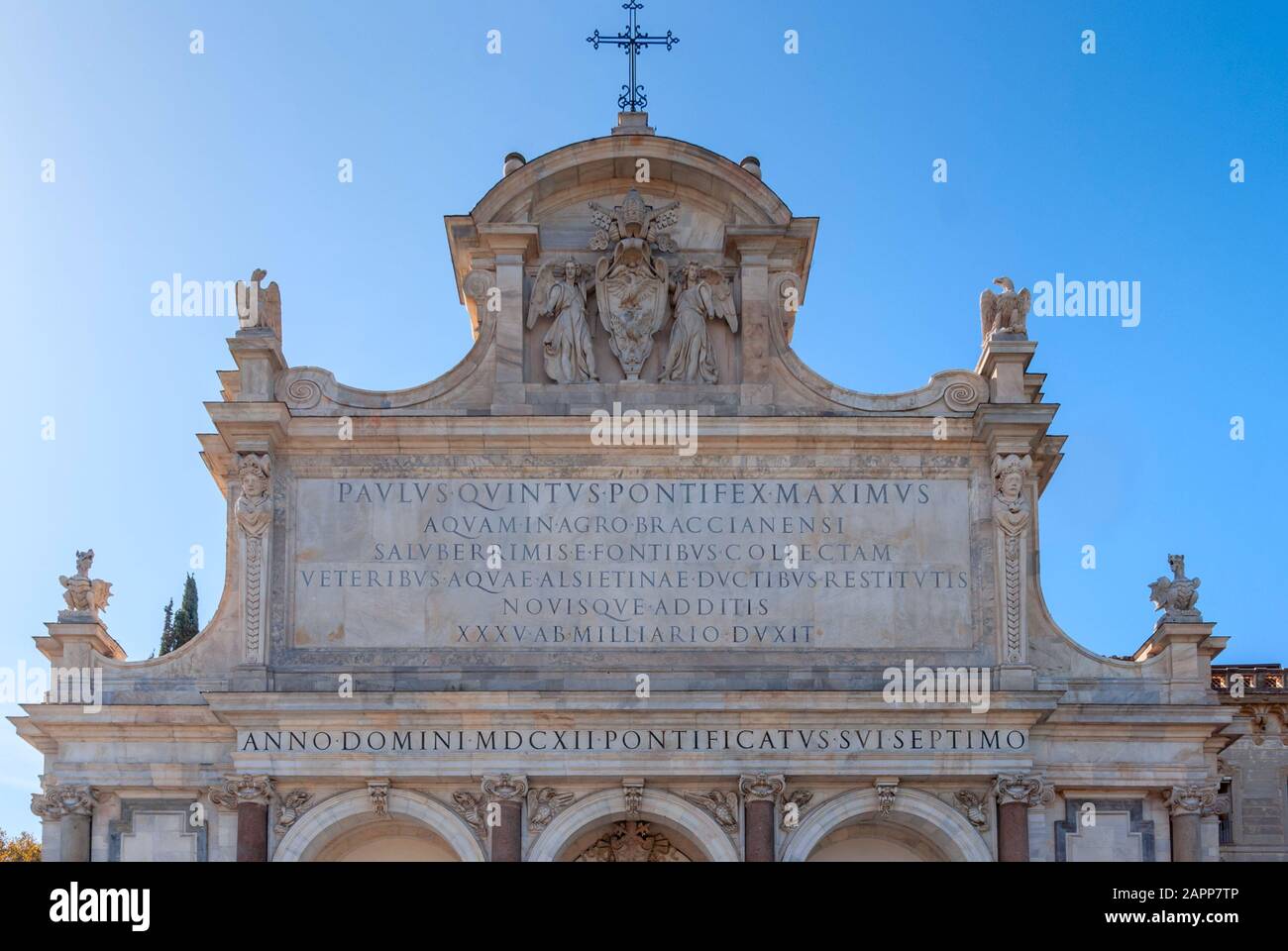 The Fontana dell'Acqua Paola is a monumental fountain located on the ...