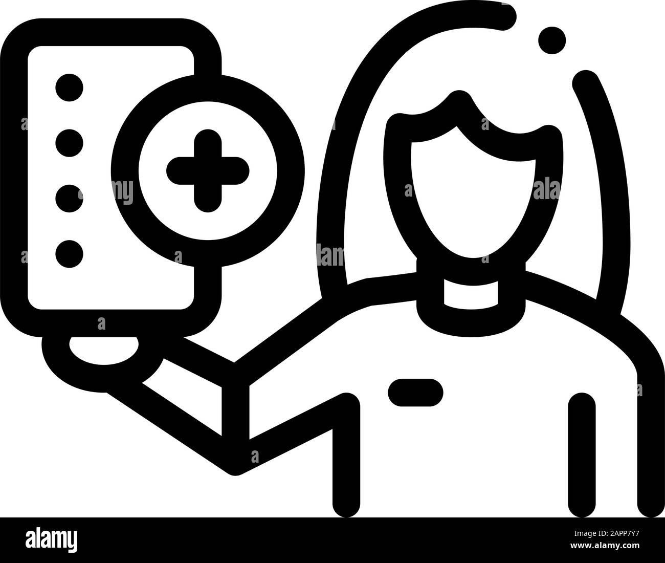 Drug Delivery Icon Vector Outline Illustration Stock Vector Image & Art ...