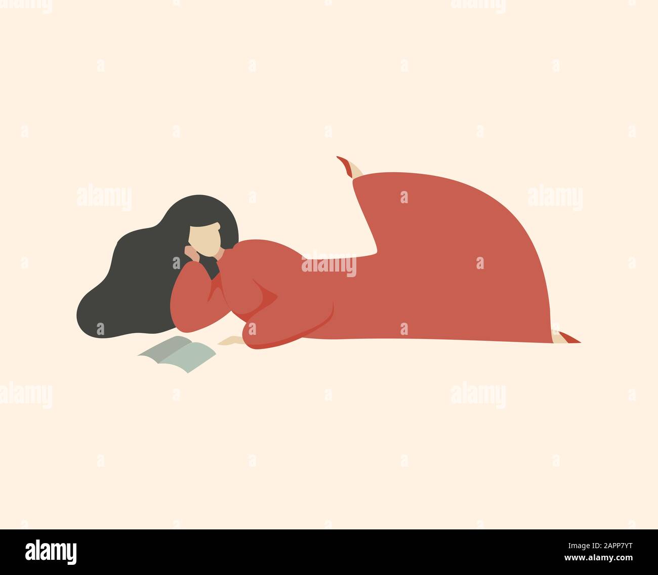 Reading romantic Stock Vector Images - Alamy
