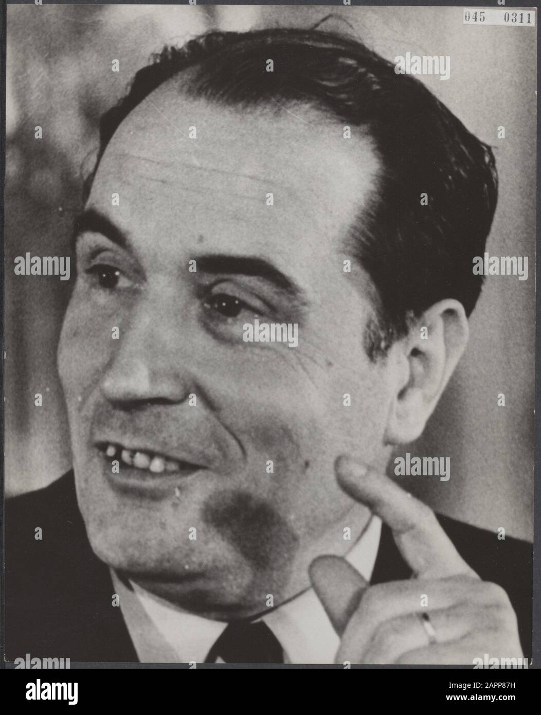 politicians, portraits, Mitterrand, François Date: 29 May 1968 Location ...