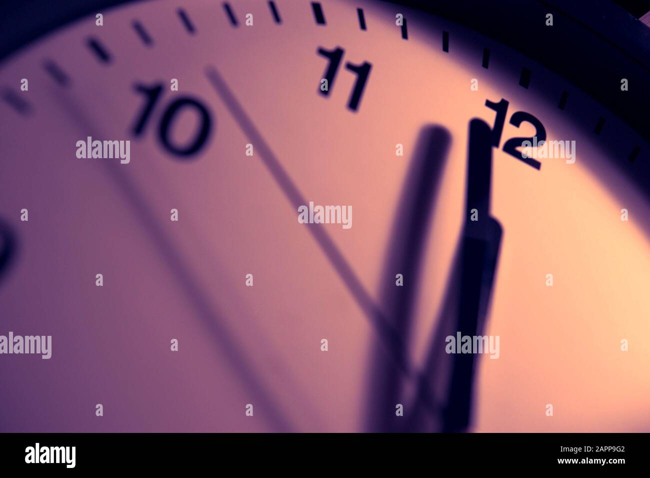 pocket watch indicating one minute to midnight, concept for doomsday ...