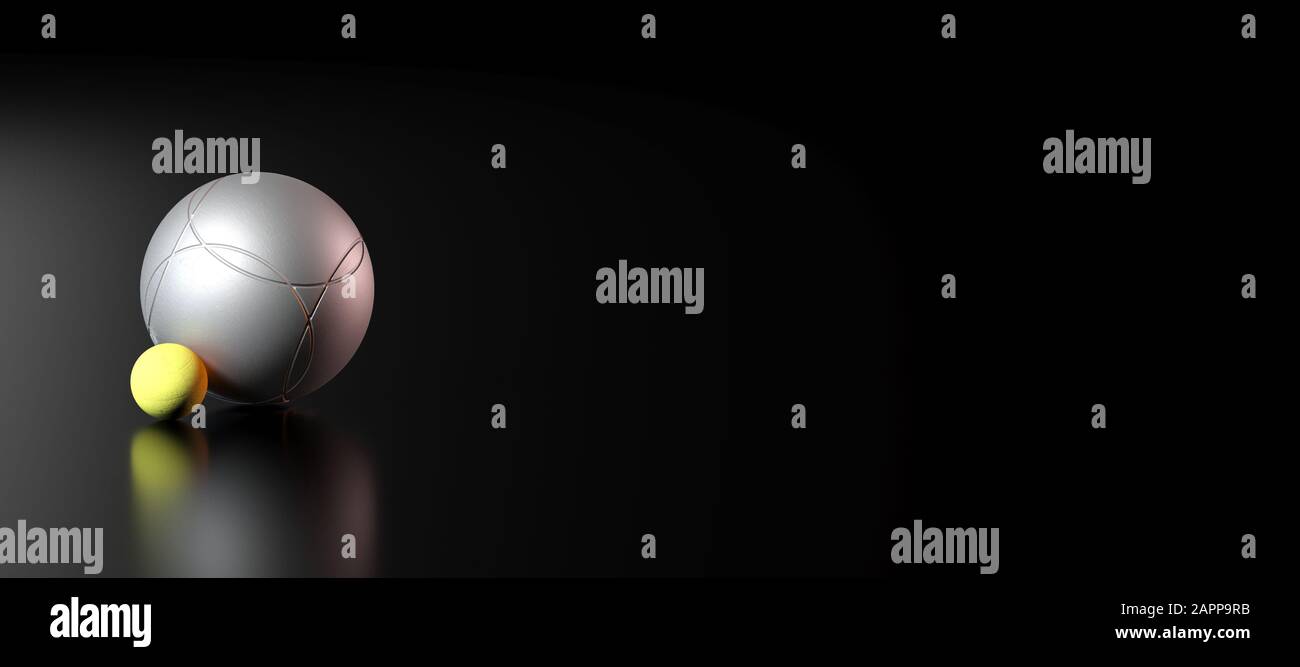 ball of Petanque, white background 3D rendering Stock Photo - Alamy