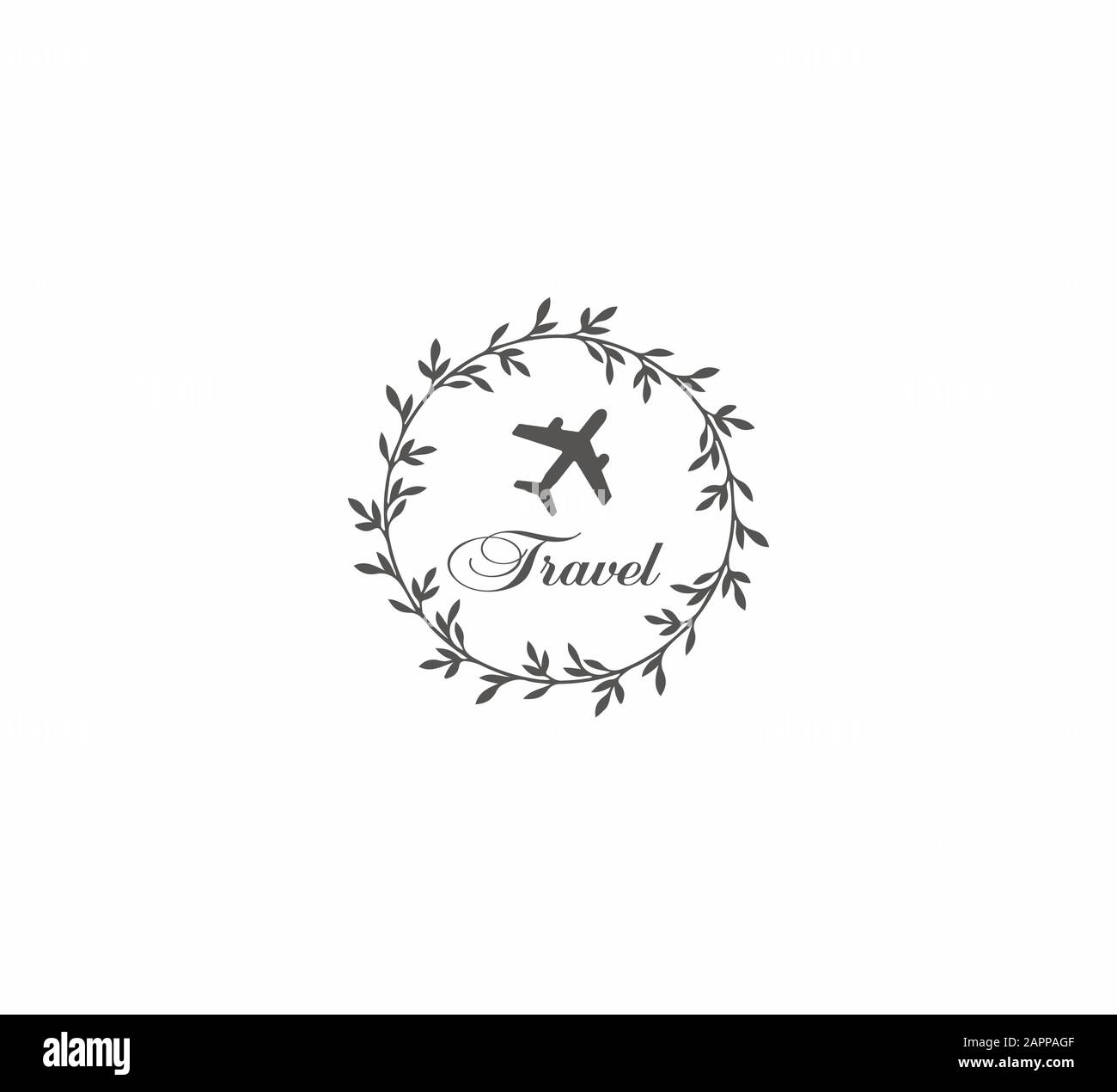 Gray airplane icon vector - travel and tourism Stock Vector Image & Art ...