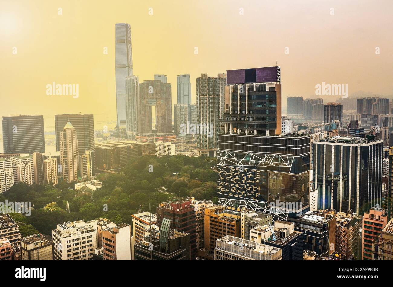 Aerial view of hong kong hi-res stock photography and images - Alamy