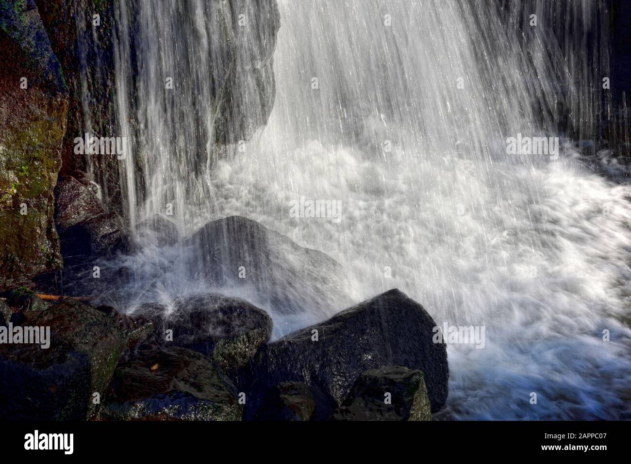 Lumsdale falls waterfall,Matlock,Derbyshire peak district,England ,UK ...