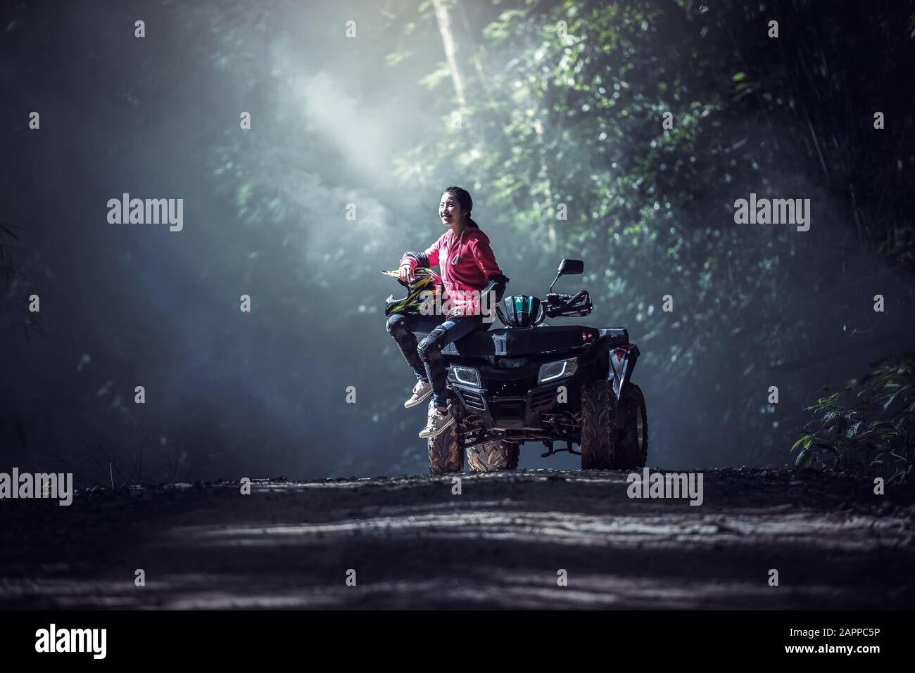 Riding quadricycles hi-res stock photography and images - Alamy