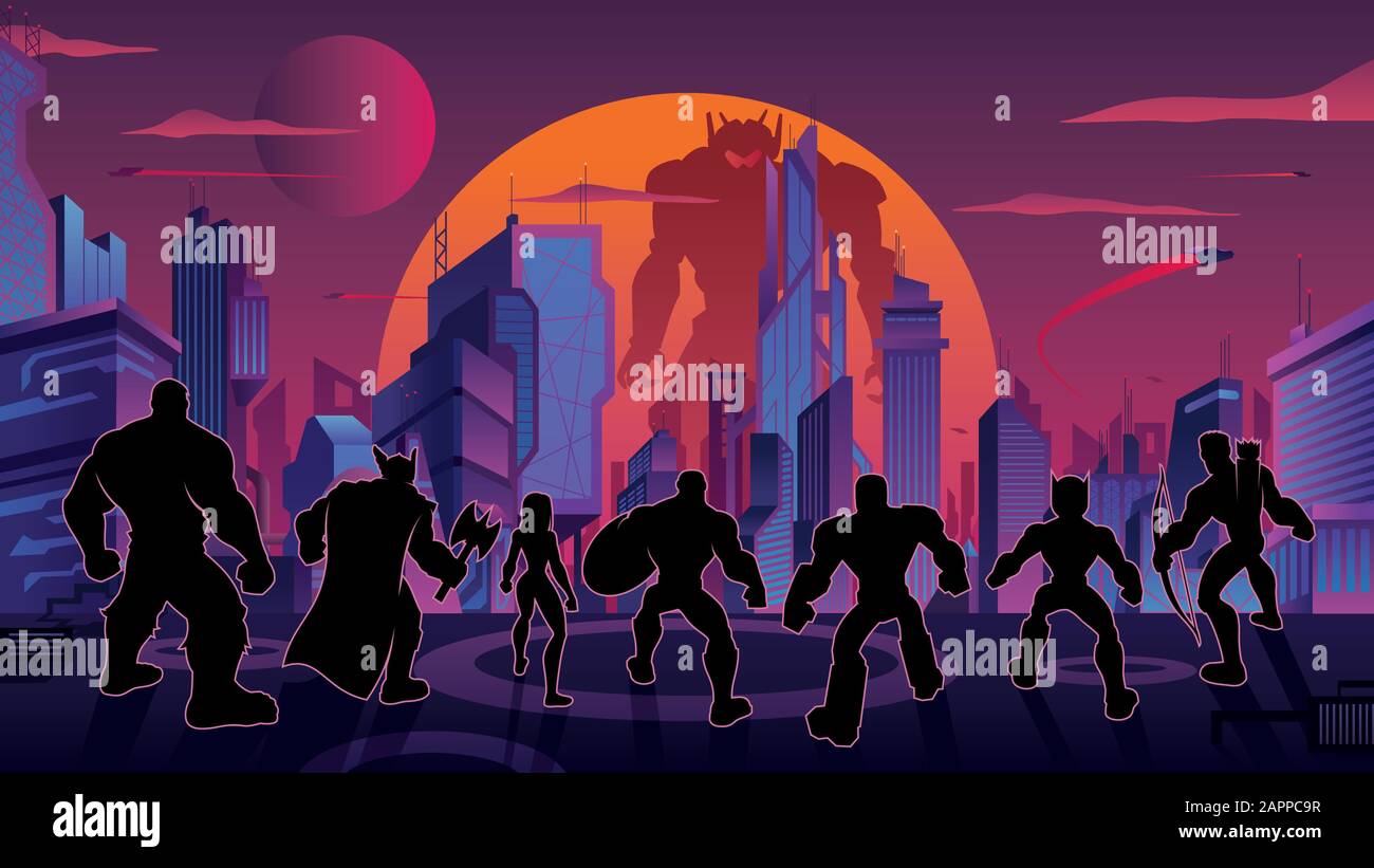 Team avenger hi-res stock photography and images - Alamy