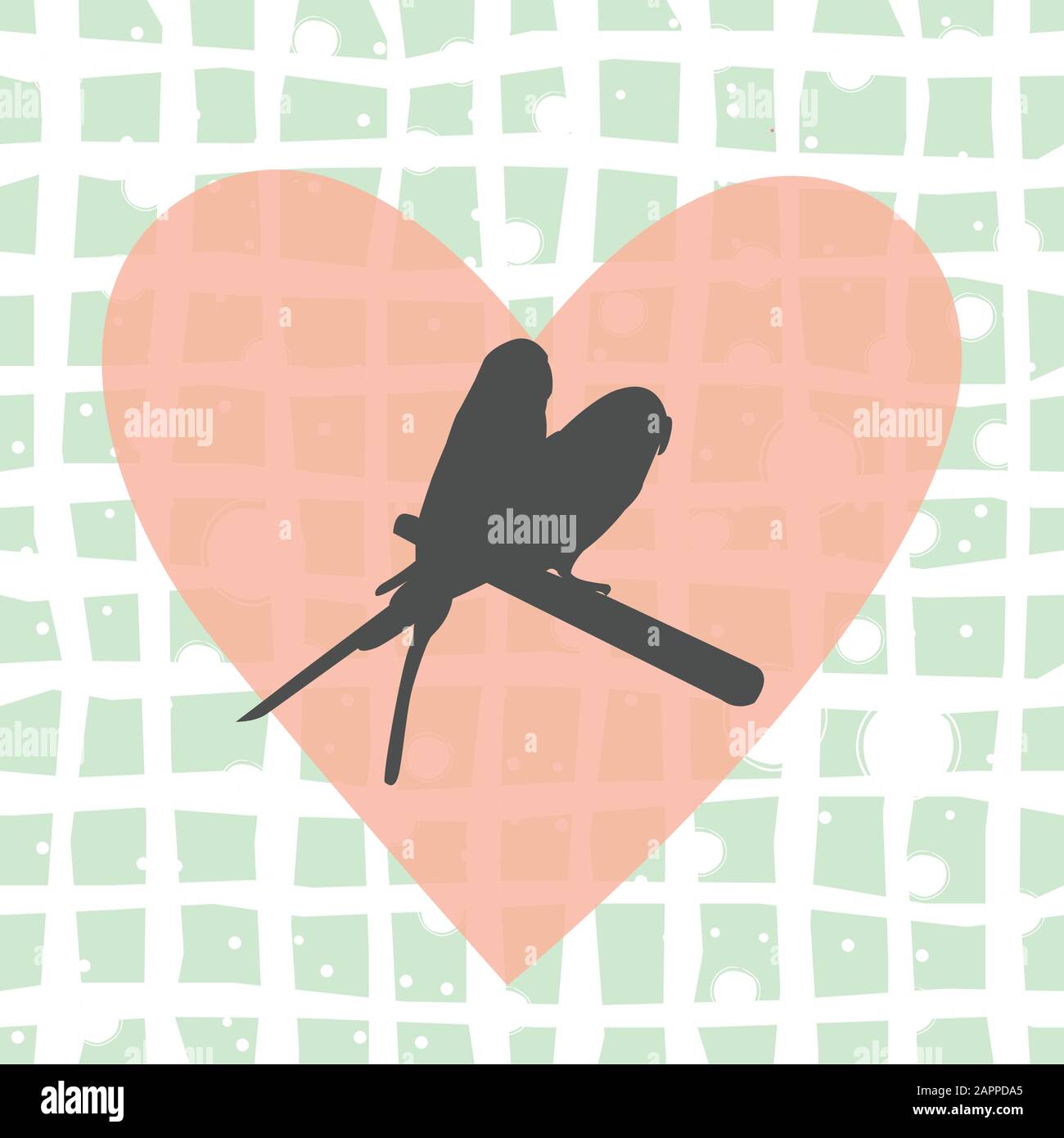 Two bird Flat Icon. Vector Illustration Stock Vector Image & Art - Alamy