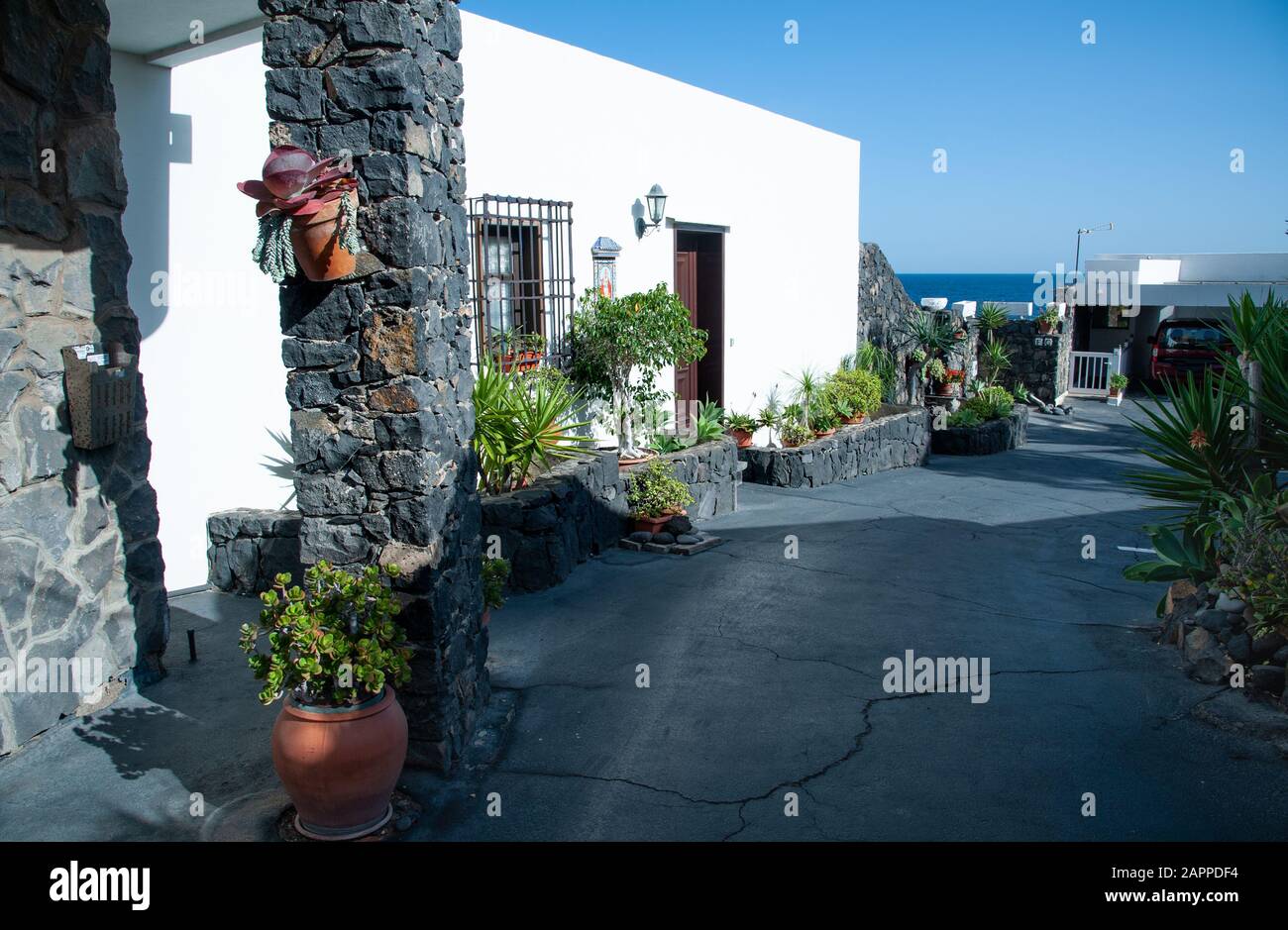 Candelaria, Tenerife, Spain - 27 December 2019, Candelaria town in ...