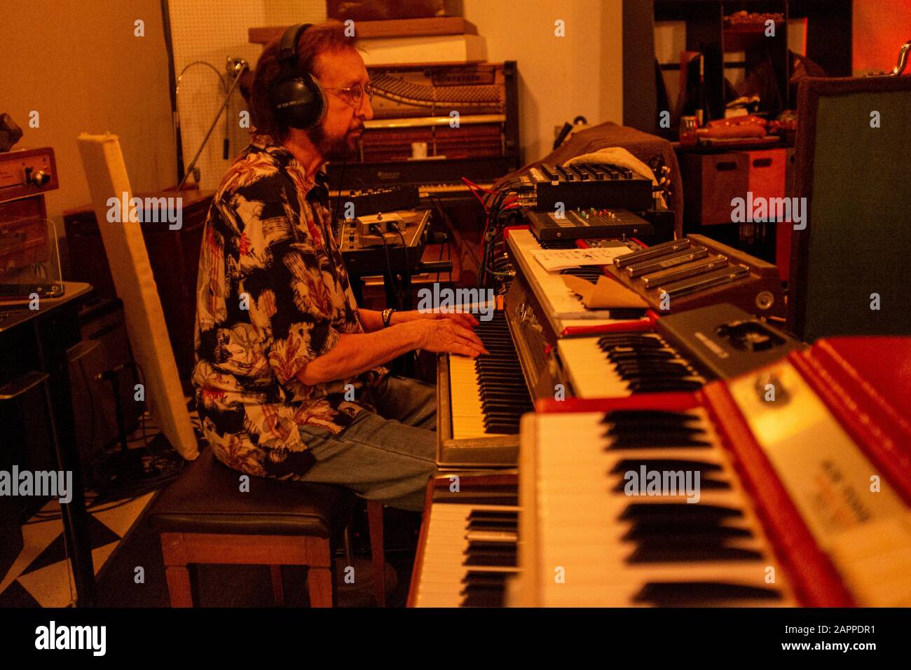 Bobby Woods in the studio. Nashville, Tennessee Stock Photo - Alamy
