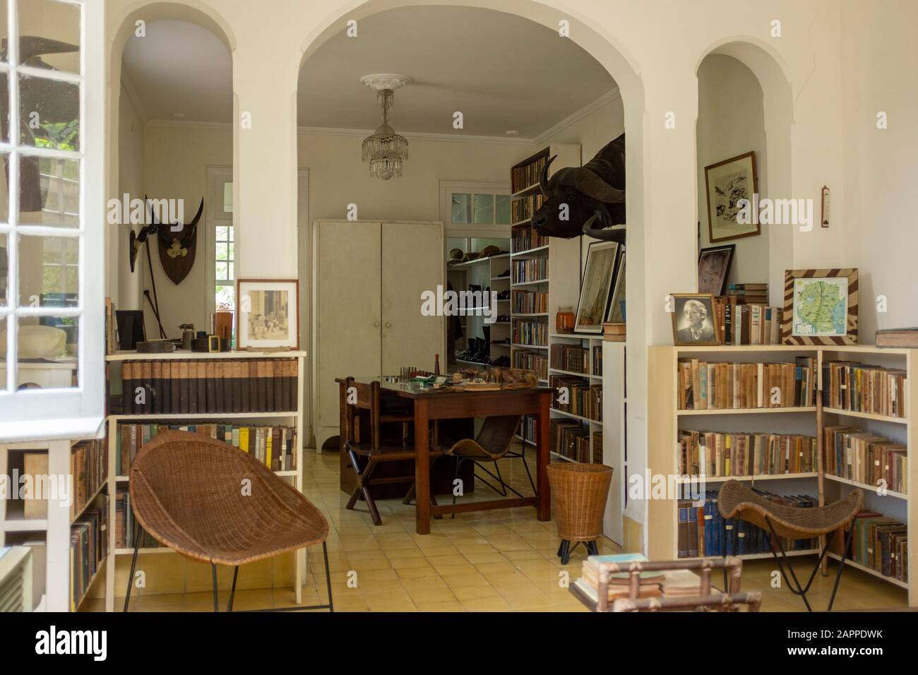 Study, Finca Vigía. Havana, Cuba Stock Photo - Alamy