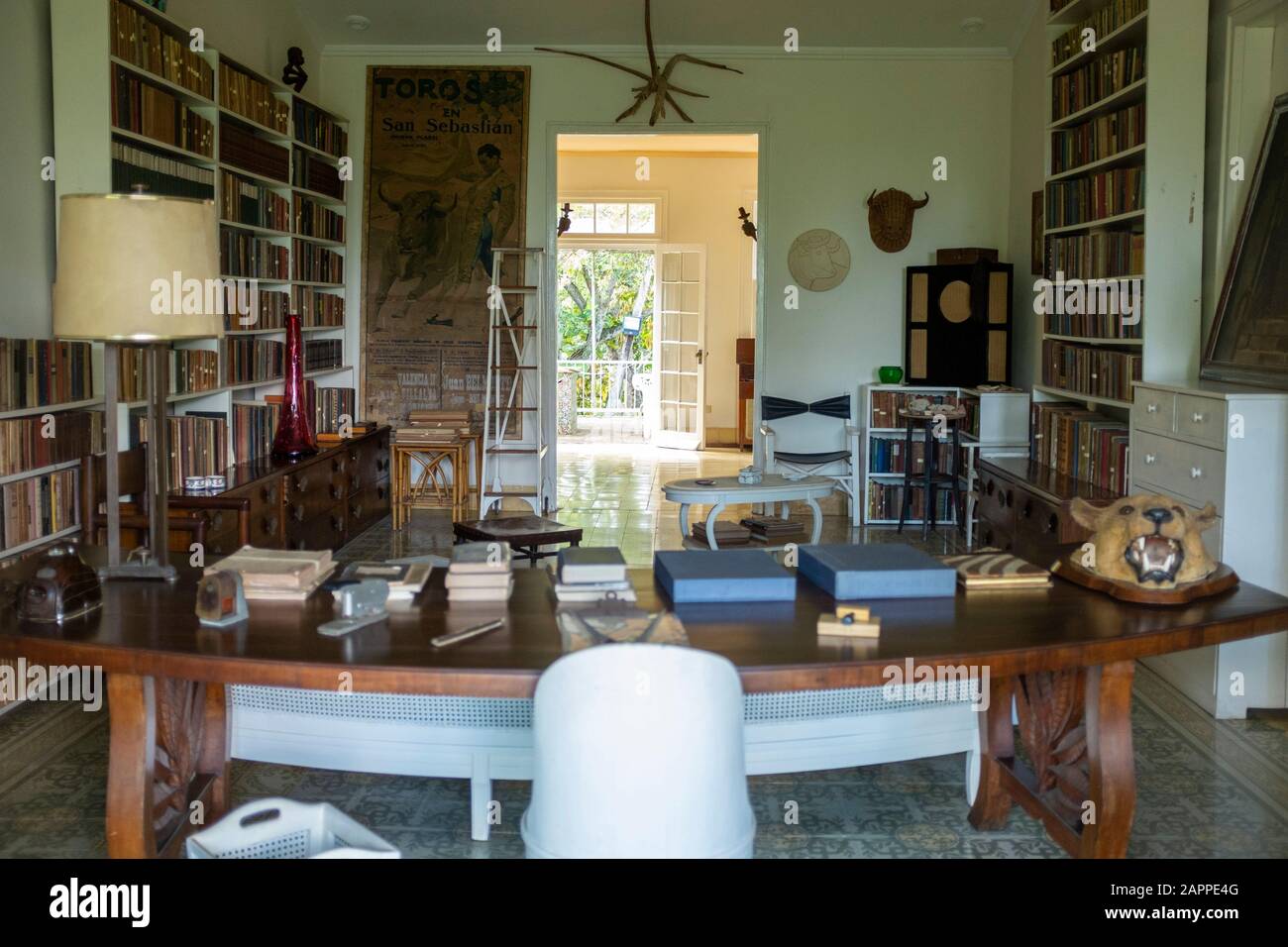 Hemingway’s study. Finca Vigía, Havana, Cuba Stock Photo - Alamy