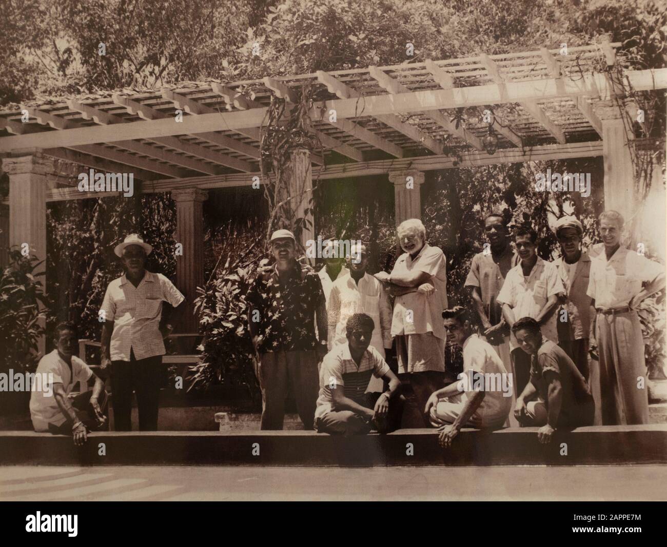 Photo of Hemingway. Finca Vigía, Havana, Cuba Stock Photo - Alamy