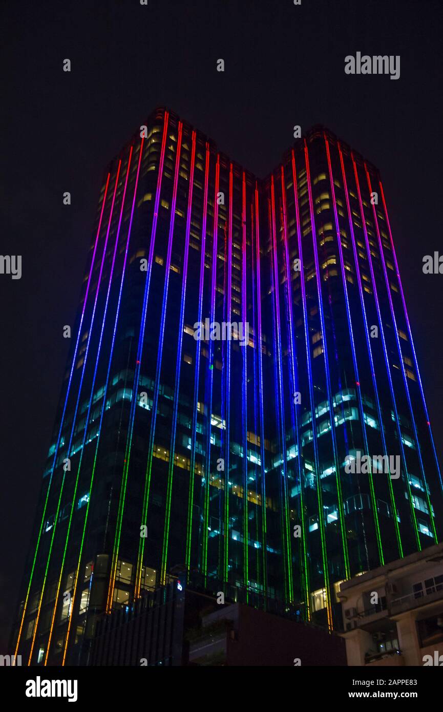 The Saigon Times Square tower in Ho Chi Minh city Vietnam Stock Photo ...