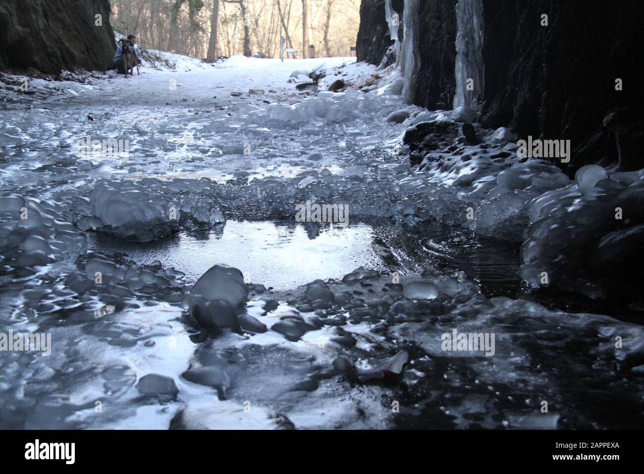 Thick ice cave hi-res stock photography and images - Alamy
