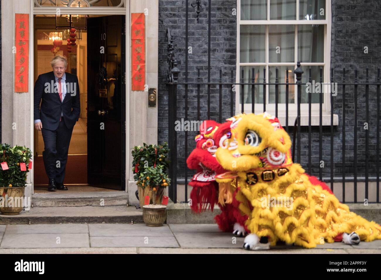 Prime Minister Boris Johnson welcomes members of the Chinese community ...