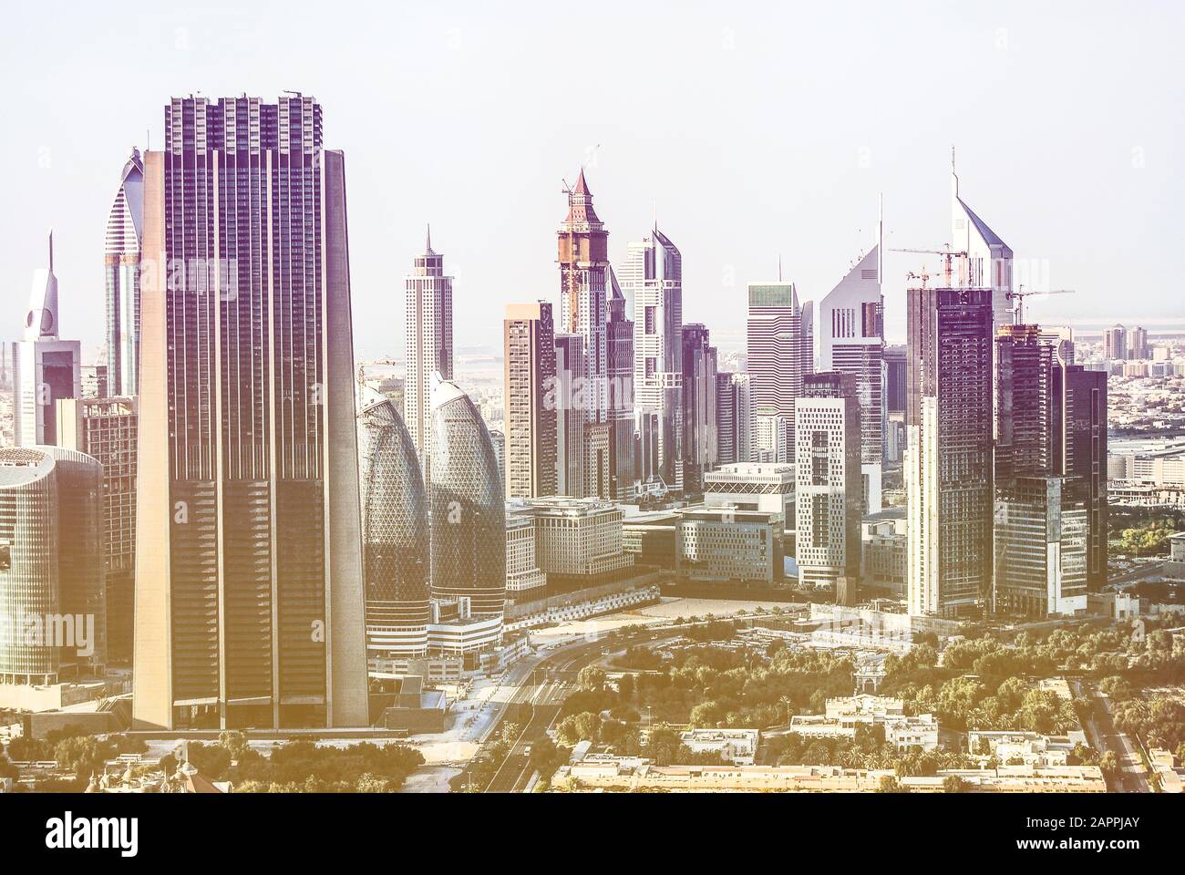 Dubai skyscraper detail modern architecture building tower tall hi-res ...