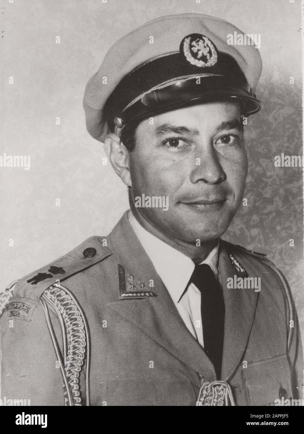 Sultan Hamid II of West Borneo in the uniform of a major general of the ...