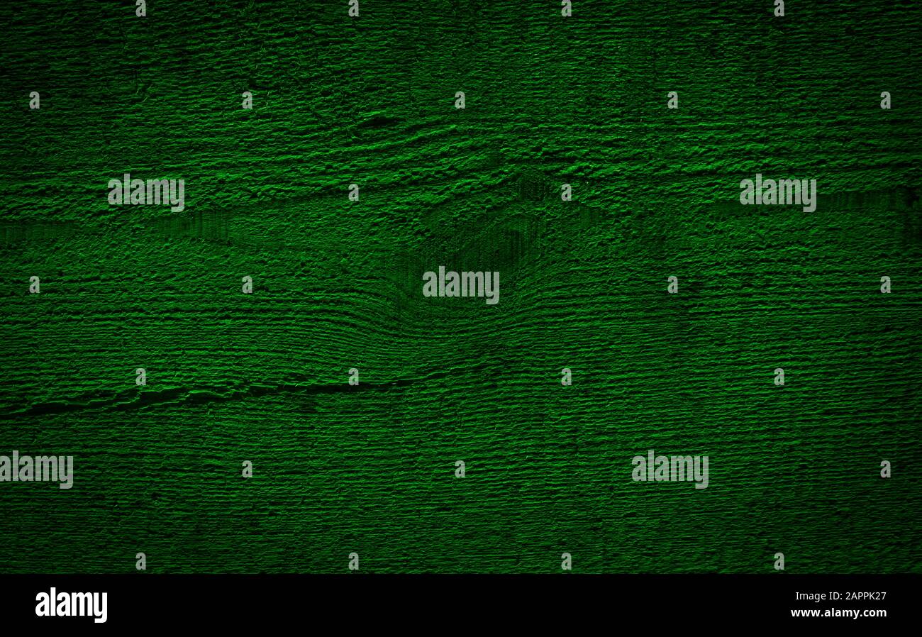 Texture of toned dark green wood. Natural pine wood background. Rough ...
