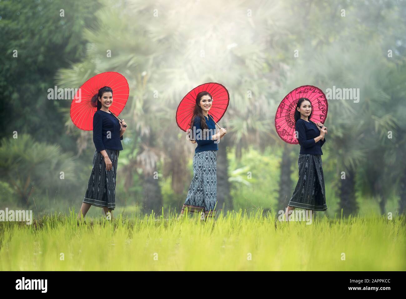 Thai local woman Stock Photo - Alamy