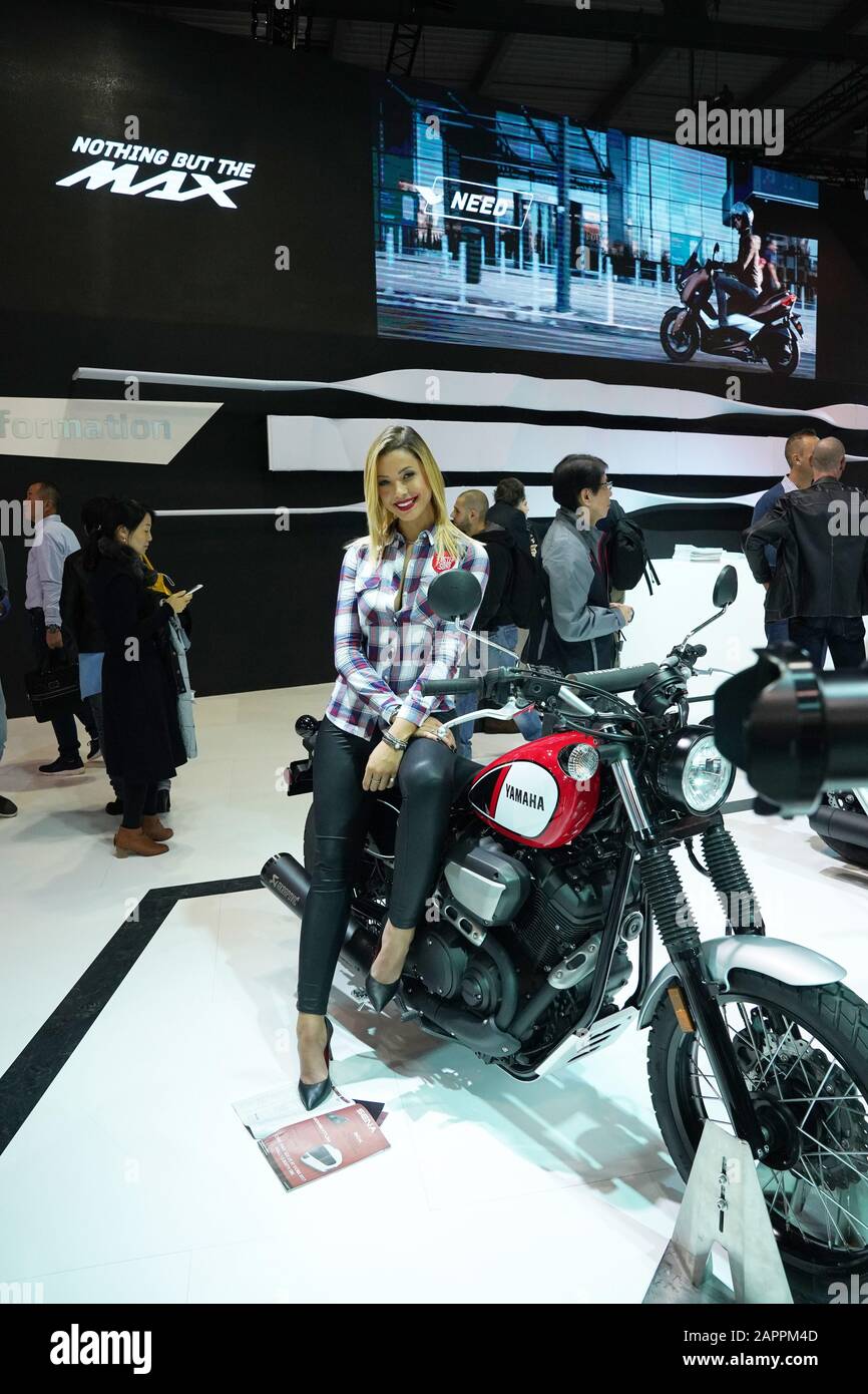 Yamaha, EICMA international motorcycle show, Fiera Milano, Rho Fiera ...