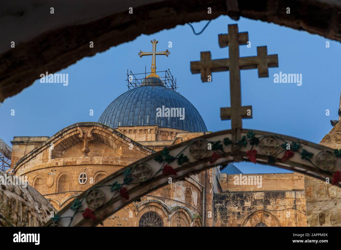 Entry to the Coptic Orthodox Patriarchate, St. Anthony Coptic Monastery ...