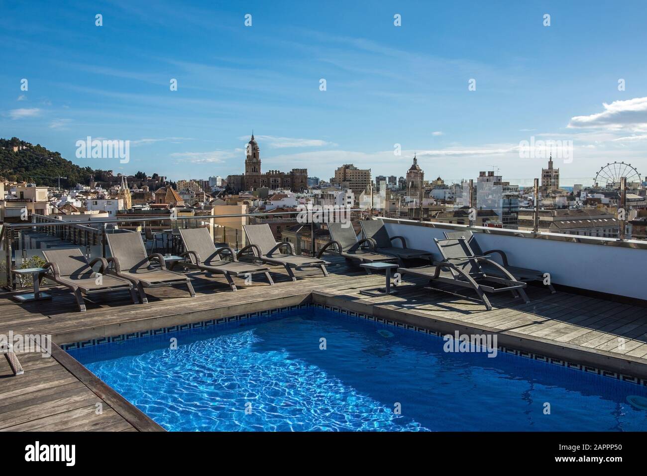 Rooftop swimming pool spain hi-res stock photography and images - Alamy