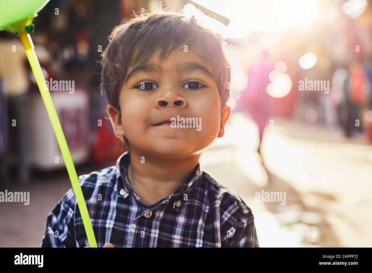 Child walk balloon hi-res stock photography and images - Alamy