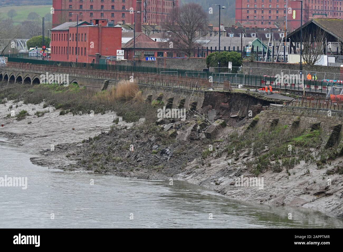 Bristol, UK. 24th Jan 2020. Bristol a path walkway called chocolate ...