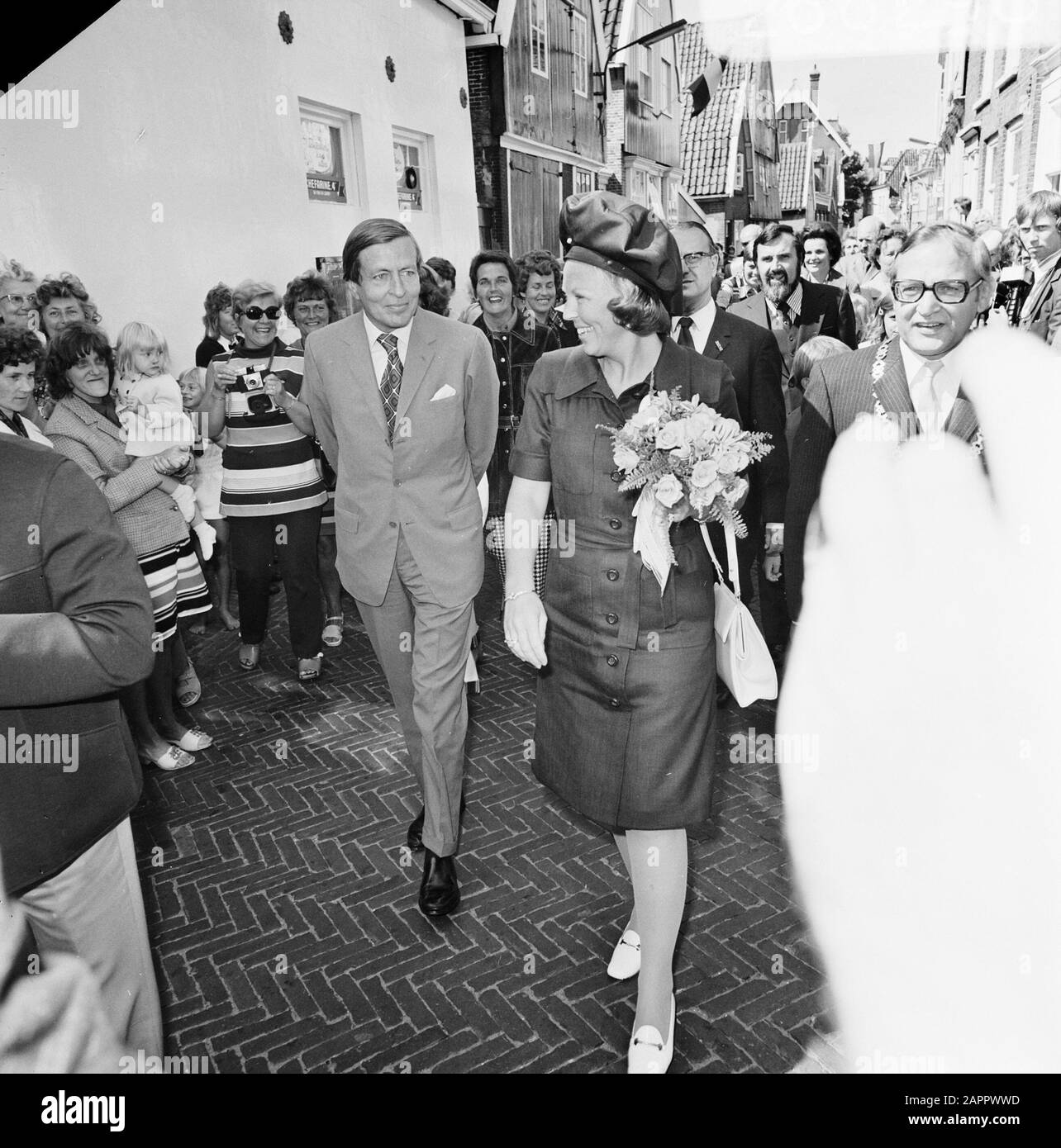 Princess Beatrix and Prins Claus visit province of North Holland ...