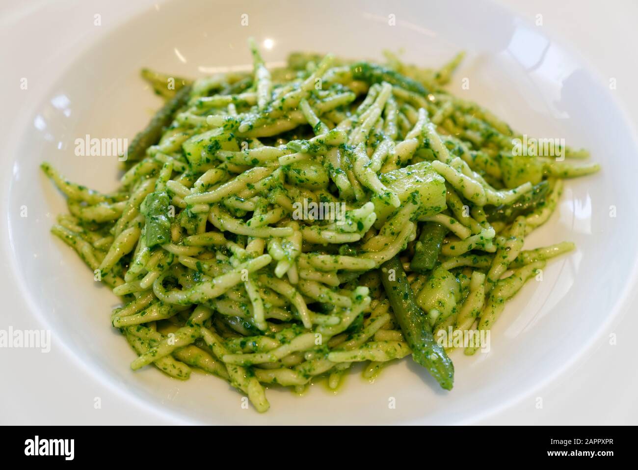 Typical ligurian pasta hi-res stock photography and images - Alamy